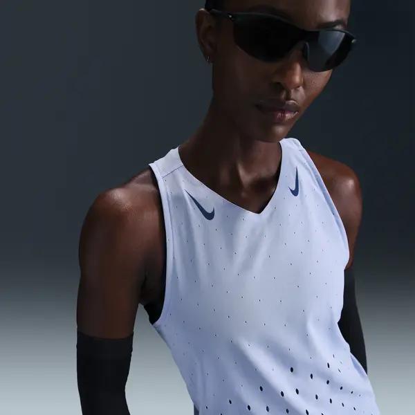 Nike Aeroswift Dri-fit Adv Running Singlet - Grey