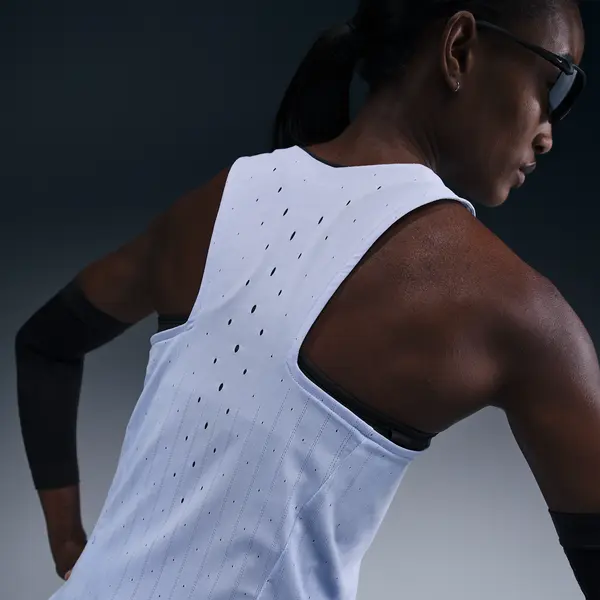 Nike Aeroswift Dri-fit Adv Performance Running Singlet - Grey
