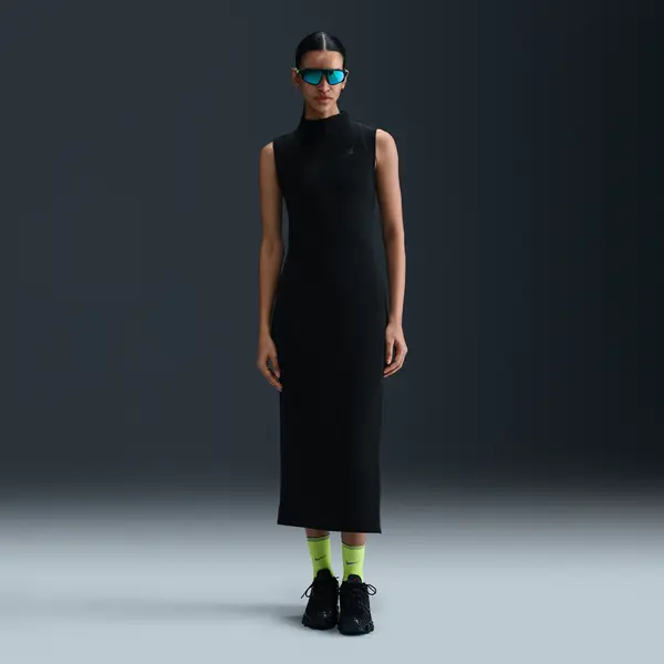 Nike Sportswear Tech Fleece Slim Maxi Tank Top Dress In Black - 46% Off |  Editorialist