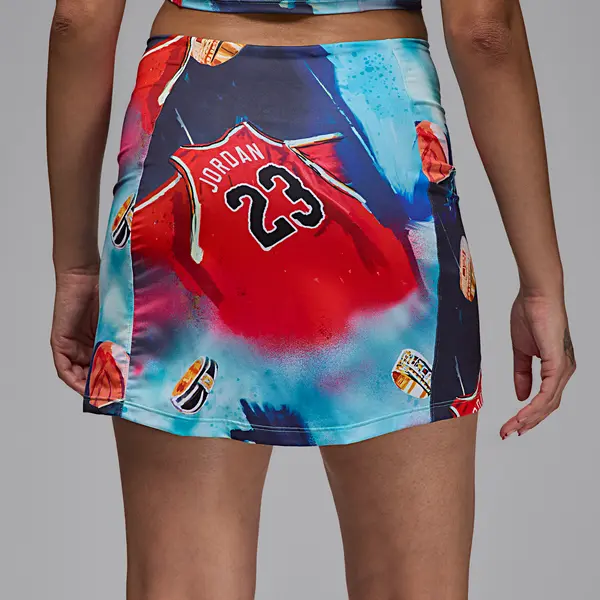 JORDAN Printed Knit Skort