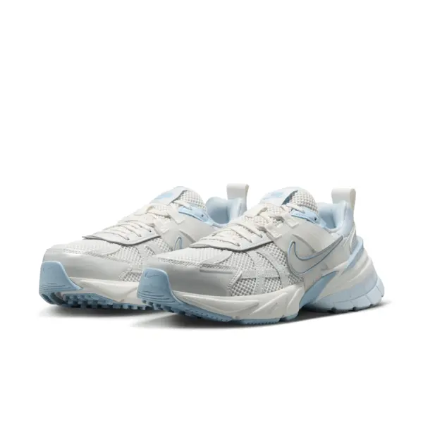 Nike V2k Run Sneakers With Reflective Accents - Grey