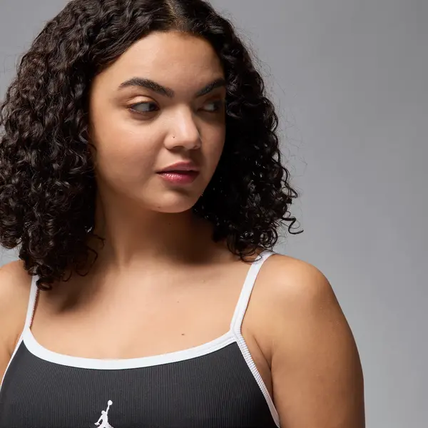JORDAN Slim Ribbed Tank Dress