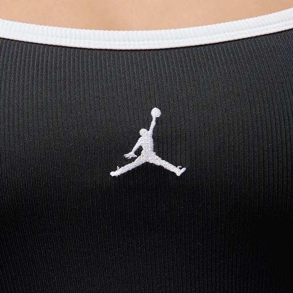 JORDAN Slim Ribbed Tank Dress