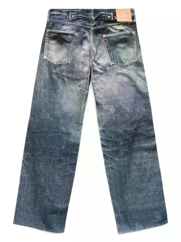 Junya Watanabe Trompe L'oeil-print Jeans