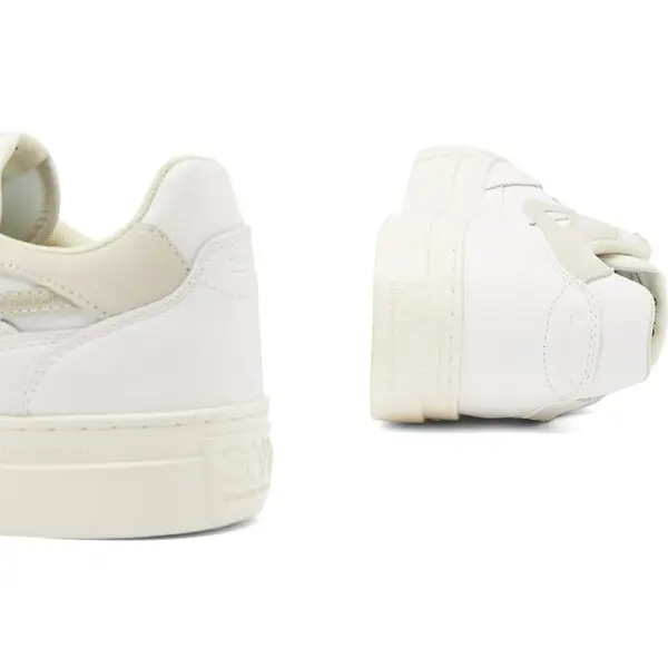 S.W.C STEPNEY WORKERS CLUB Pearl S-strike Leather Sneakers - White/putty