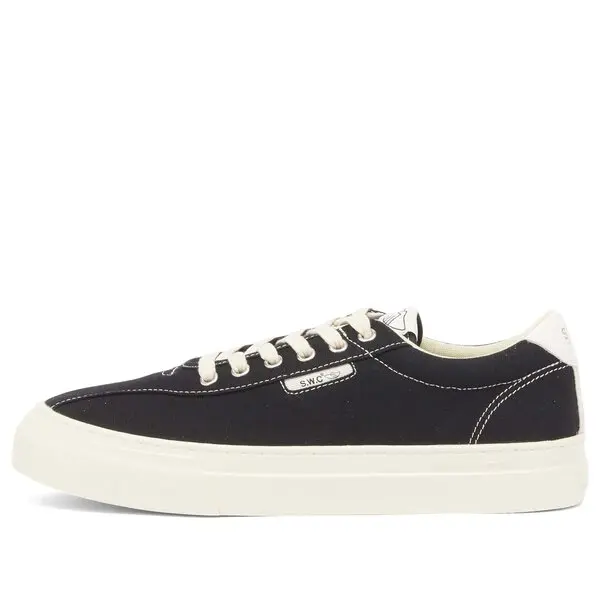 S.W.C STEPNEY WORKERS CLUB Dellow 02 Cup Canvas Sneakers - Black
