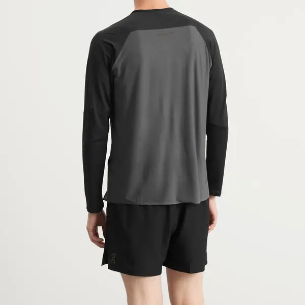 On Performance Long Sleeve Technical Top - Black/eclipse