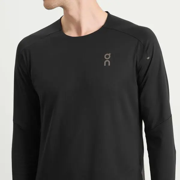 On Performance Long Sleeve Technical Top - Black/eclipse