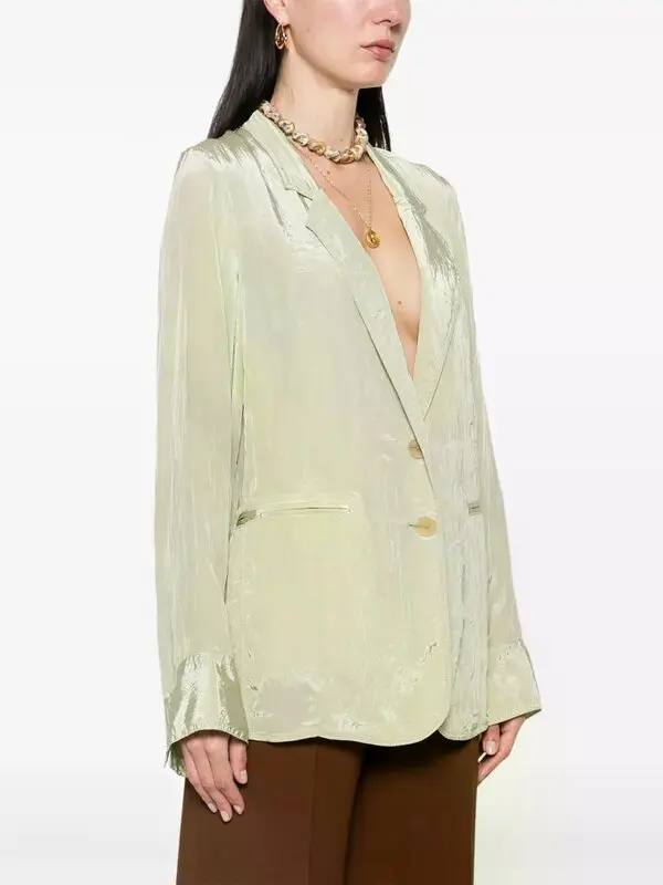 FORTE_FORTE Crinkled Blazer