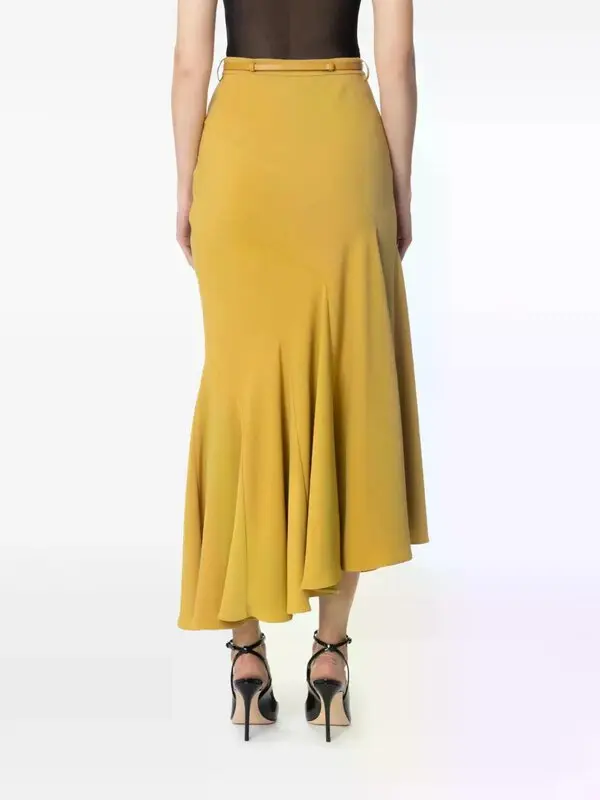 Elisabetta Franchi Belted Midi Skirt