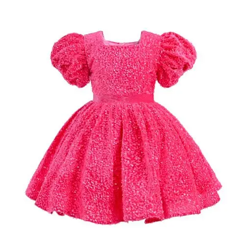 MIMI TUTU Paraiso Sequin Dress With Bow