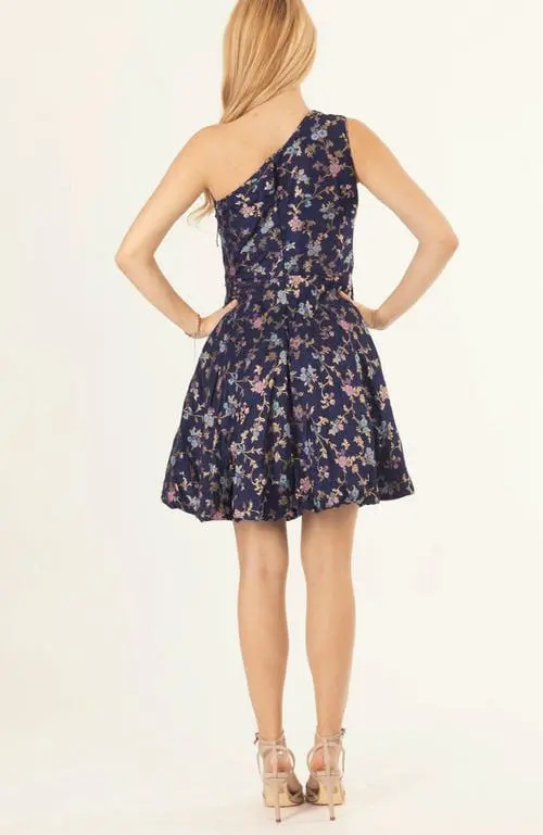 RAAS Azurine One Shoulder Short Dress