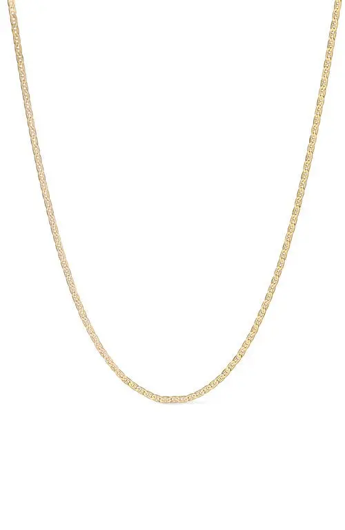 ANA LUISA Flat Mariner Chain Necklace - Gold