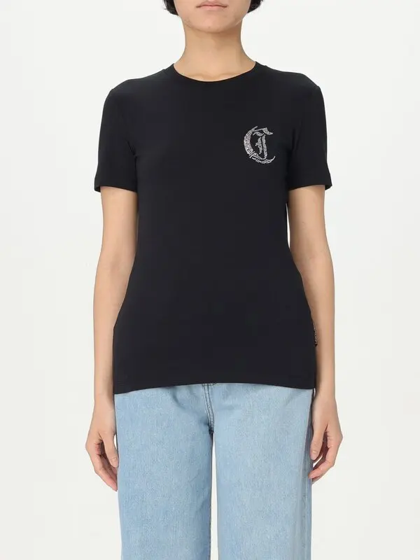 Just Cavalli Embellished T-shirt - Black