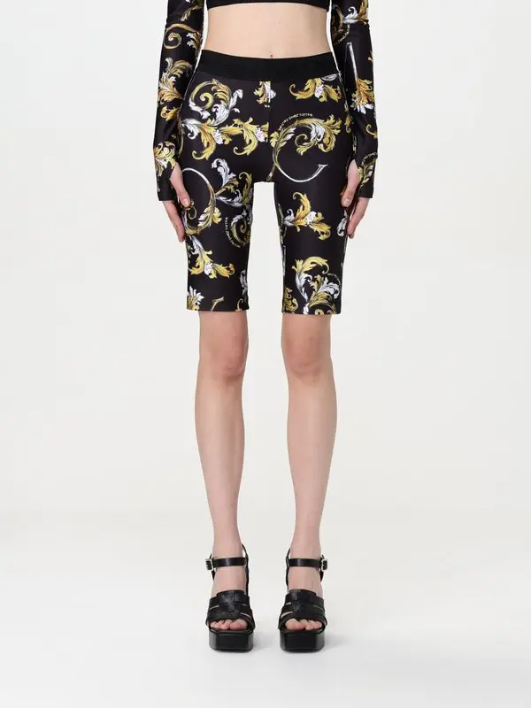 Versace Barocco Print Biker Shorts