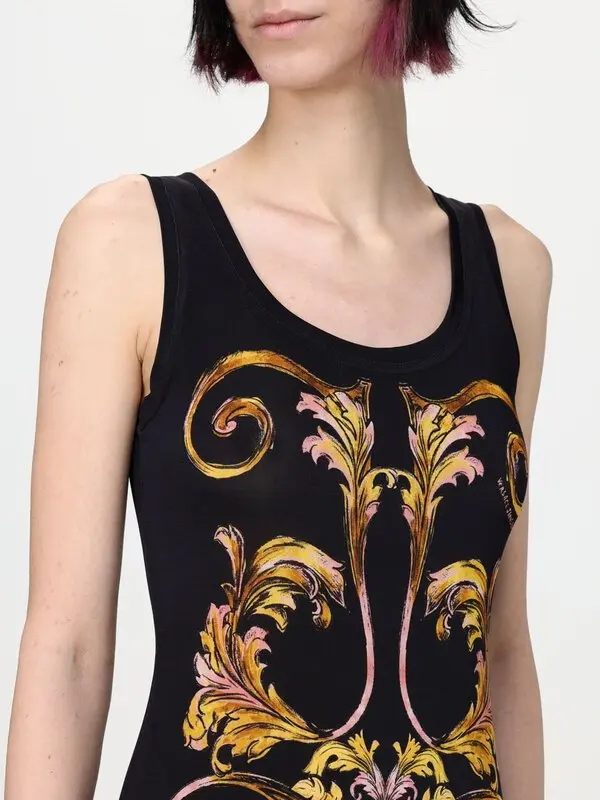 Versace Barocco Print Sleeveless Dress