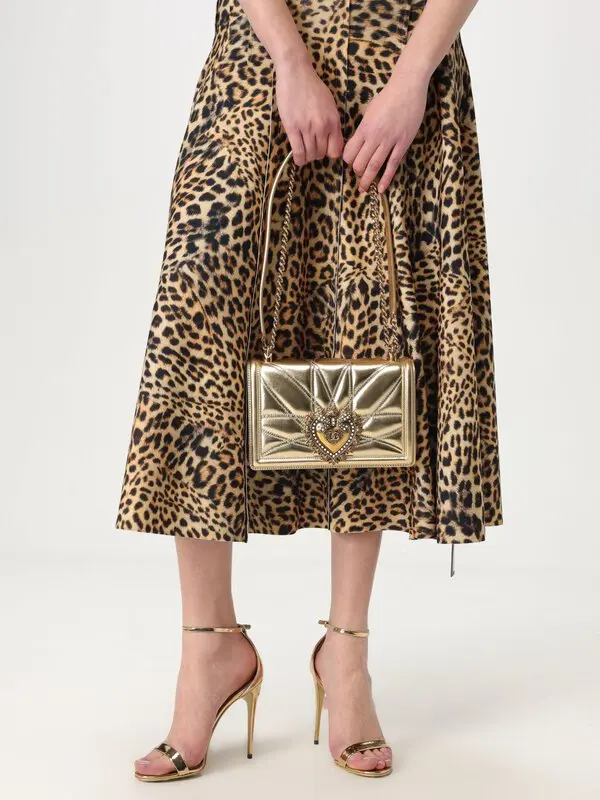Dolce & Gabbana Quilted Heart Embellished Mini Bag