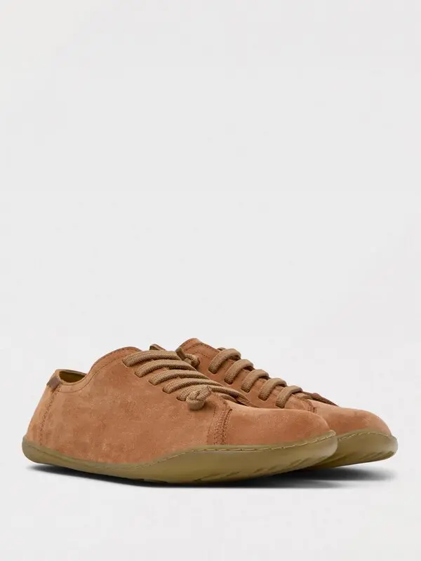 Camper Lace-up Suede Sneakers - Red