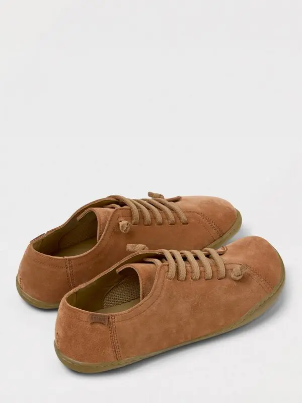 Camper Lace-up Suede Sneakers - Red