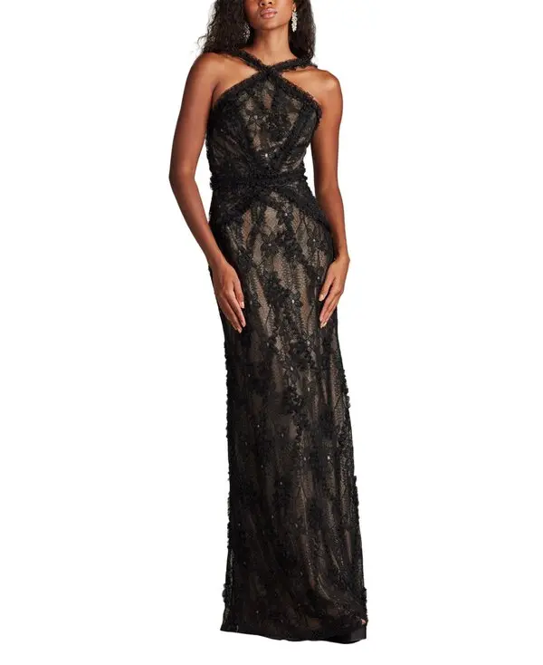 tadashi shoji evening dresses Tadashi Shoji Off-the-Shoulder Floral Print Dress CII25478L main image 0