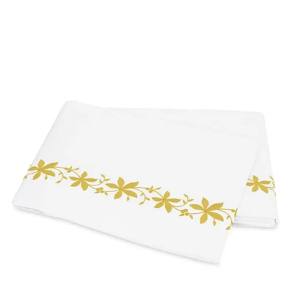 MATOUK Callista Flat Sheet, King - Lemon