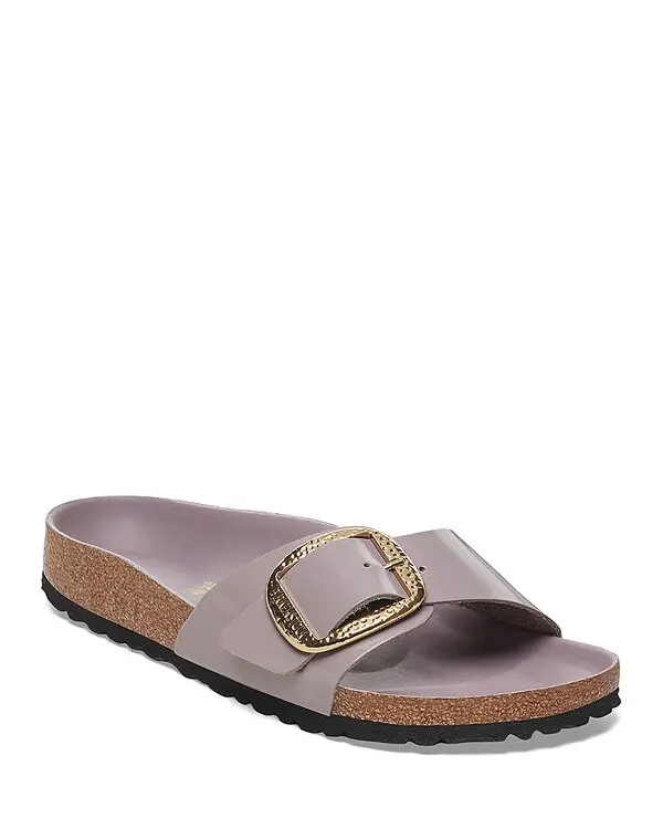 BIRKENSTOCK Madrid Big Buckle High Shine Sandals - Purple