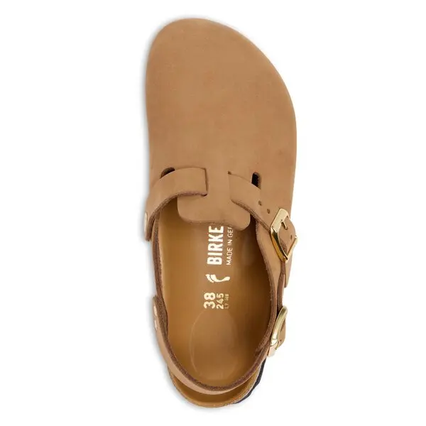 BIRKENSTOCK Tokio Leather Clogs - Beige