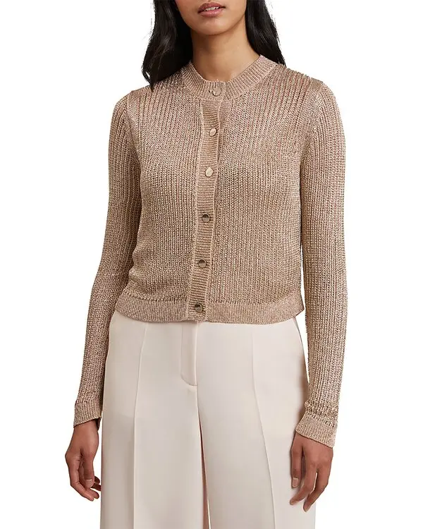 Ted Baker London Manya Chainmail Knit Cardigan