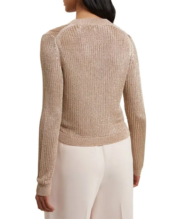 Ted Baker London Manya Chainmail Knit Cardigan