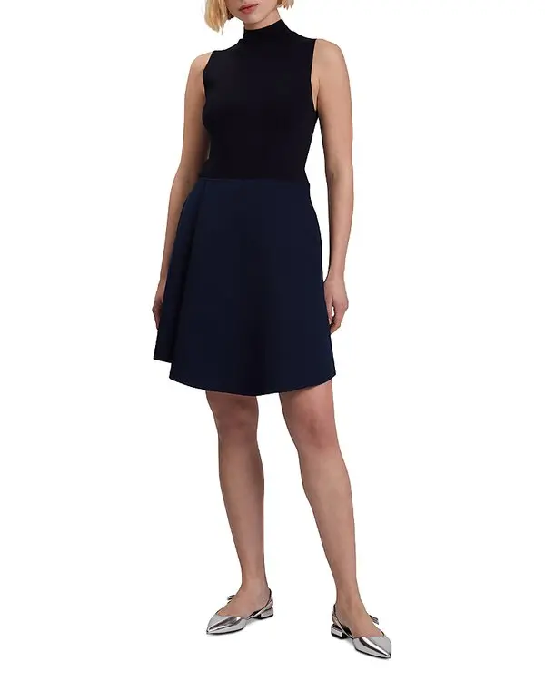 Ted Baker London Dandiaa Mini Mock Neck Dress