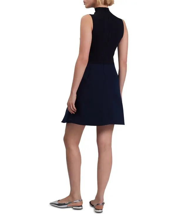 Ted Baker London Dandiaa Mini Mock Neck Dress
