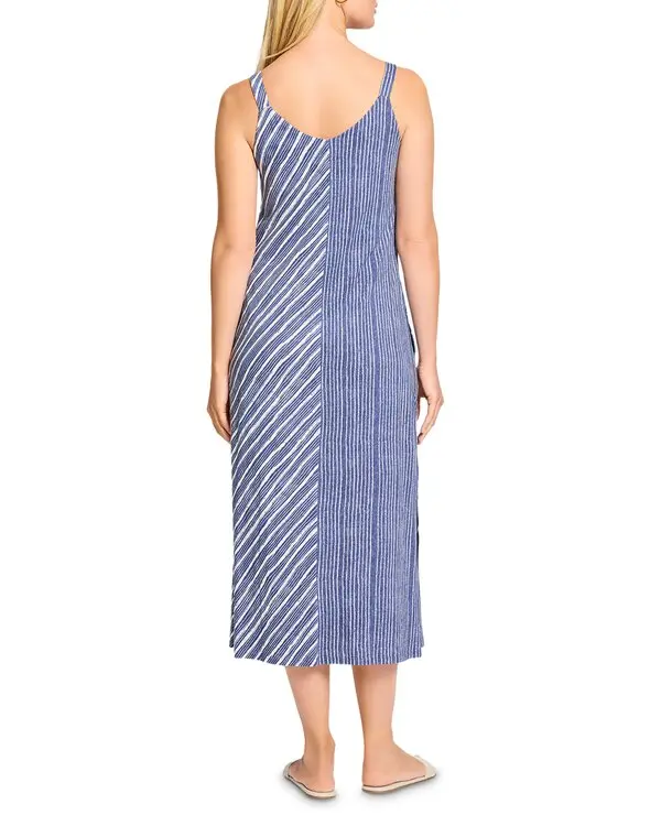 NIC+ZOE Mixed Stripe V-neck Tank Dress