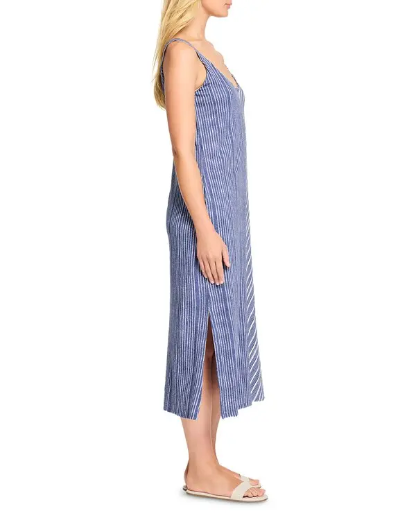 NIC+ZOE Mixed Stripe V-neck Tank Dress
