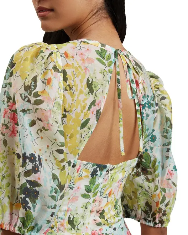 Ted Baker London Kandea Puff Sleeve Midi Dress