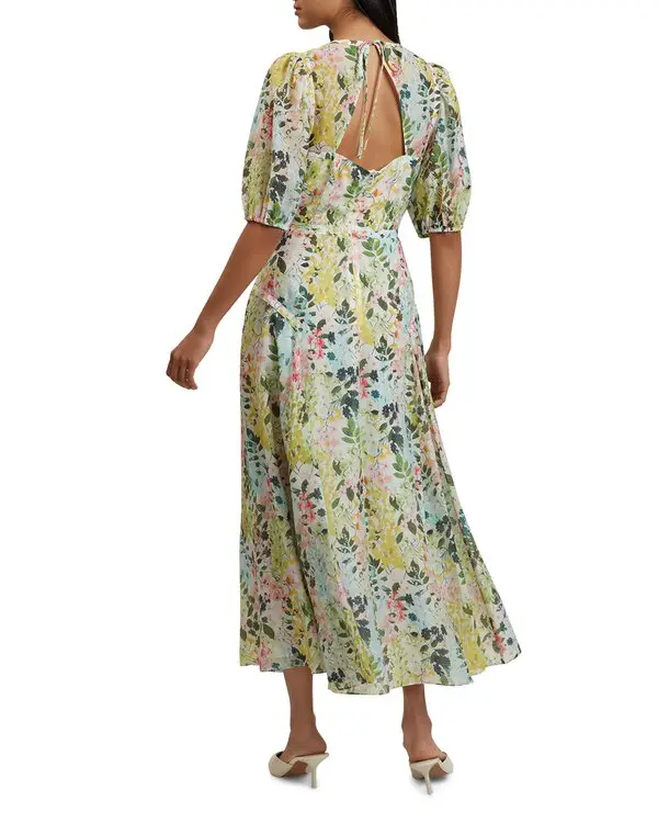 Ted Baker London Kandea Puff Sleeve Midi Dress