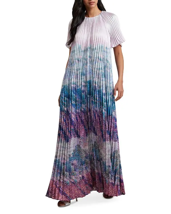 Ted Baker London Deeliaa Pleated Maxi Dress