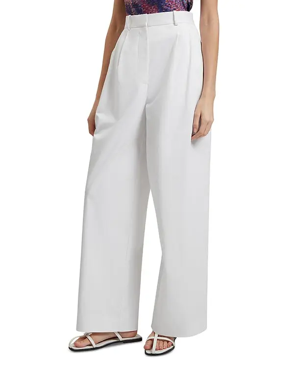 Ted Baker London Zozia Pleat Front High Waisted Trousers