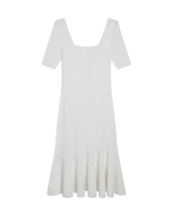 Ted Baker London Miyhaa Knit Midi Dress - Ivory
