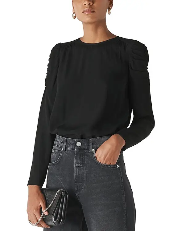 Whistles Nelly Ruched Top