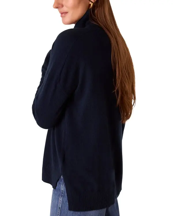 Whistles Cashmere Roll Neck Sweater - Navy
