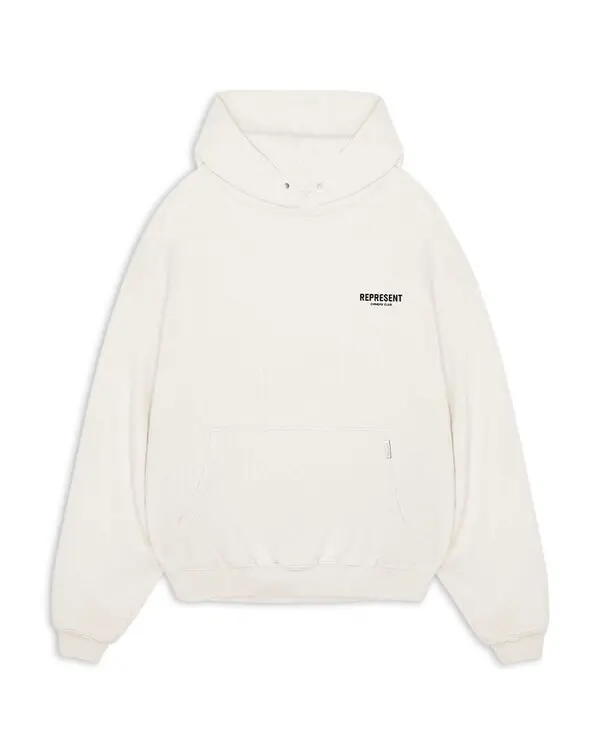 REPRESENT Owners Club Oversized Hoodie - Flat White