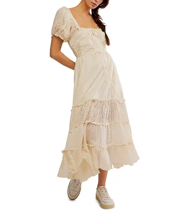 vintage lace dressing gown 20s Sheer Lace Dress main image 1