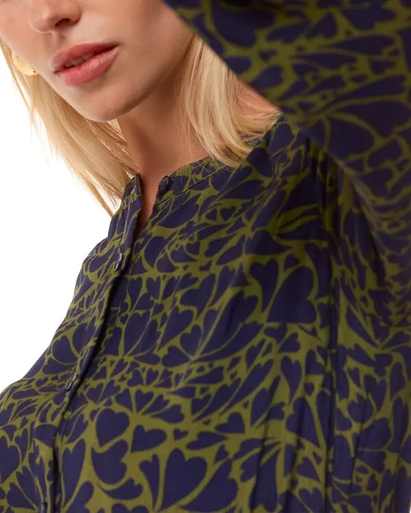 Whistles Abstract Petal Flippy Dress
