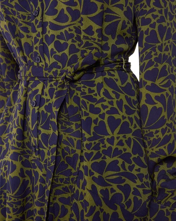 Whistles Abstract Petal Flippy Dress