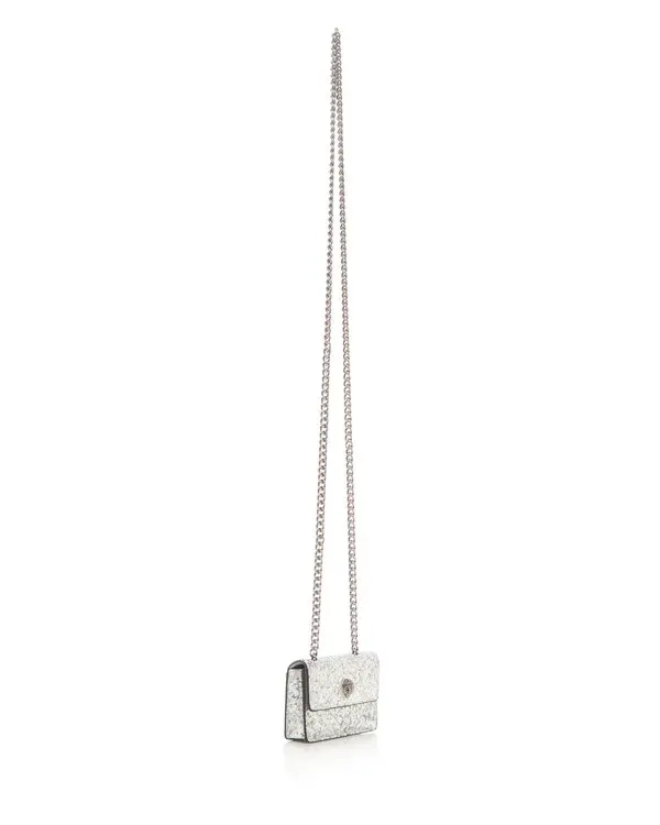 Kurt Geiger Micro Kensington Crossbody Bag - Silver