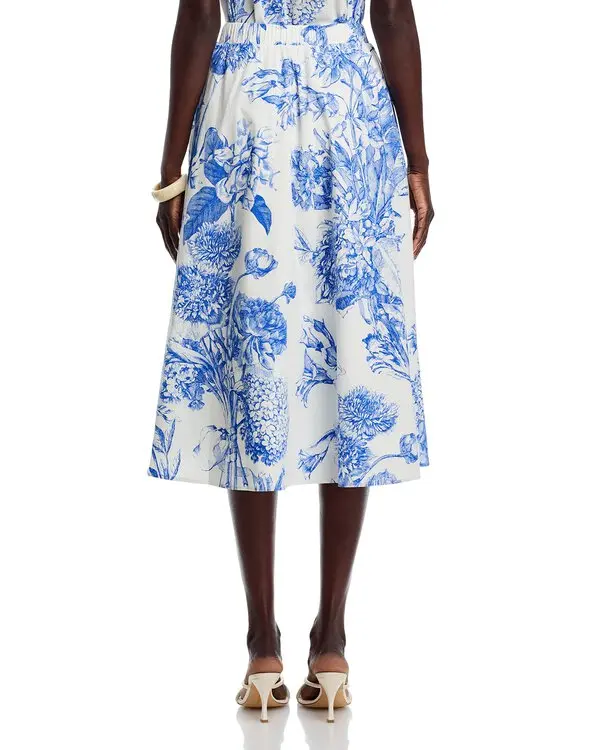 T Tahari Printed Skirt