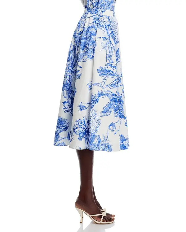 T Tahari Printed Skirt