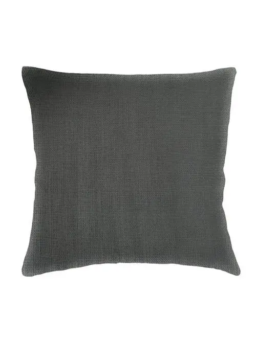 Anaya So Soft Linen Pillow With Down Insert - Antique Grey