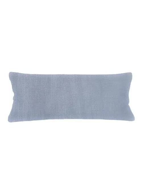 Anaya So Soft Linen Pillow With Down Insert - Chambray Blue