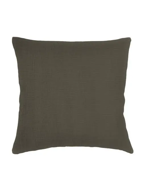 Anaya So Soft Linen Pillow With Down Insert - Hunter